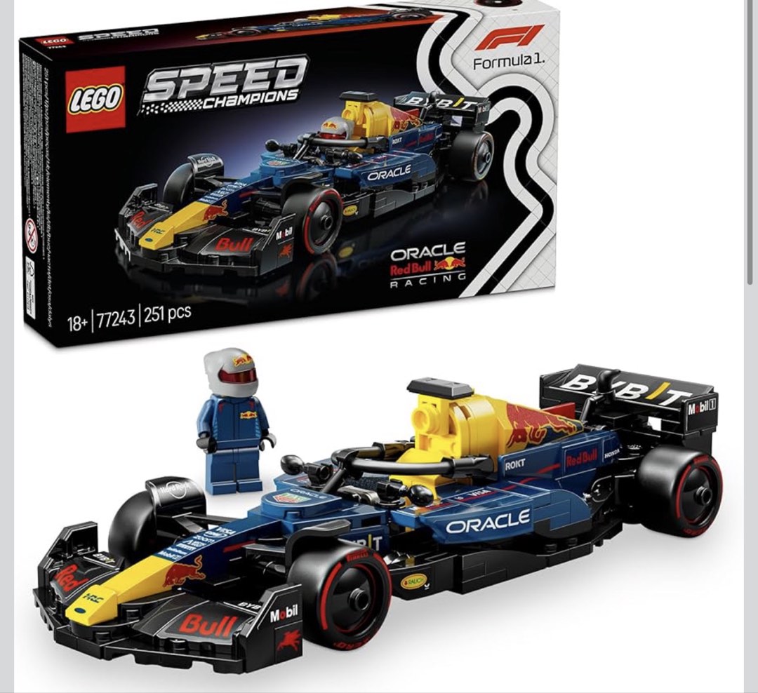 LEGO Speed Champions 77243 Oracle Red Bull Racing RB20 F1 Car, Hobbies ...