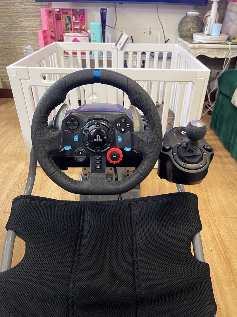 Playset x Logitech G29 Racing Wheel, Pedals, and Shifter, Video Gaming ...