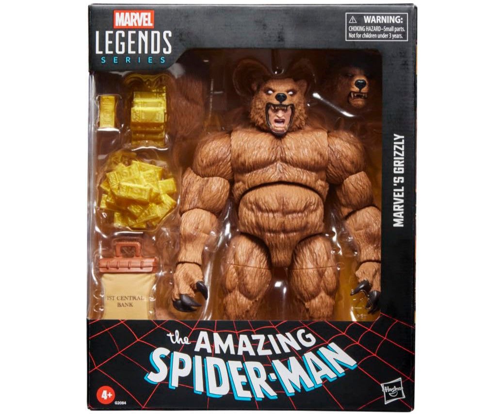 Marvel Legends 2026 The Amazing Spider-Man Marvel's Grizzly Rare ...