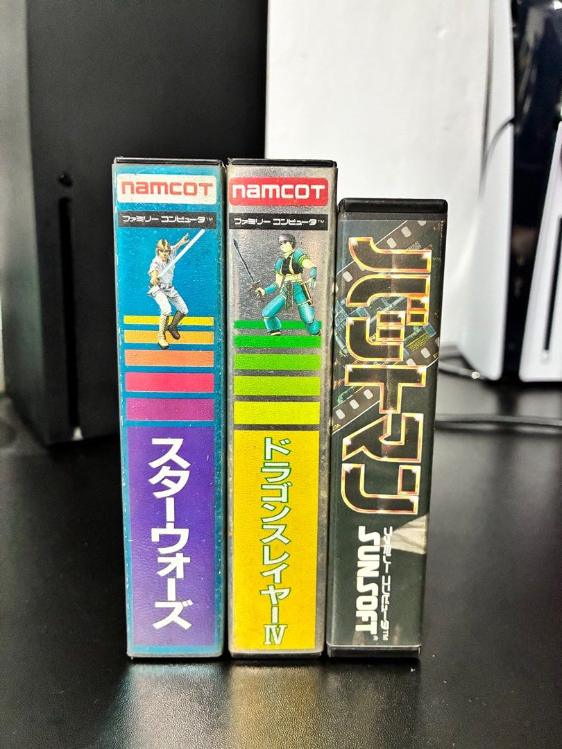 Namcot Famicom Games: Star Wars, Batman, Dragon Slayer IV, Video Gaming ...