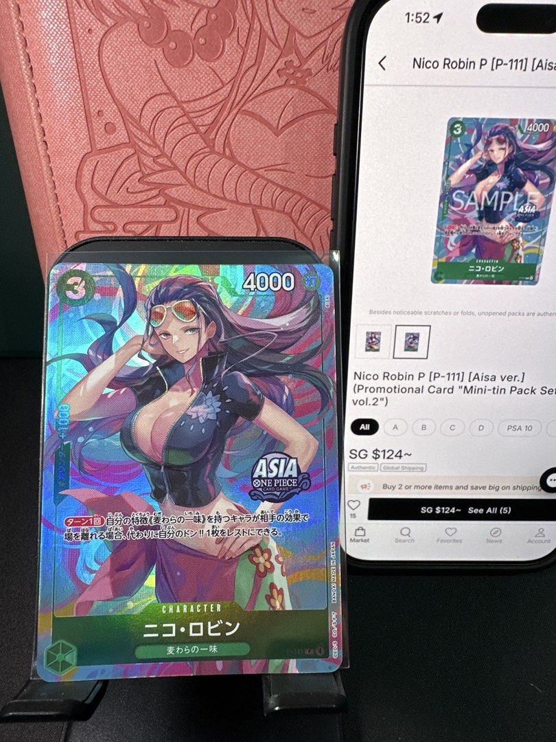 One Piece Card Game Nico Robin P [P-111] Asia, Hobbies & Toys, Toys ...