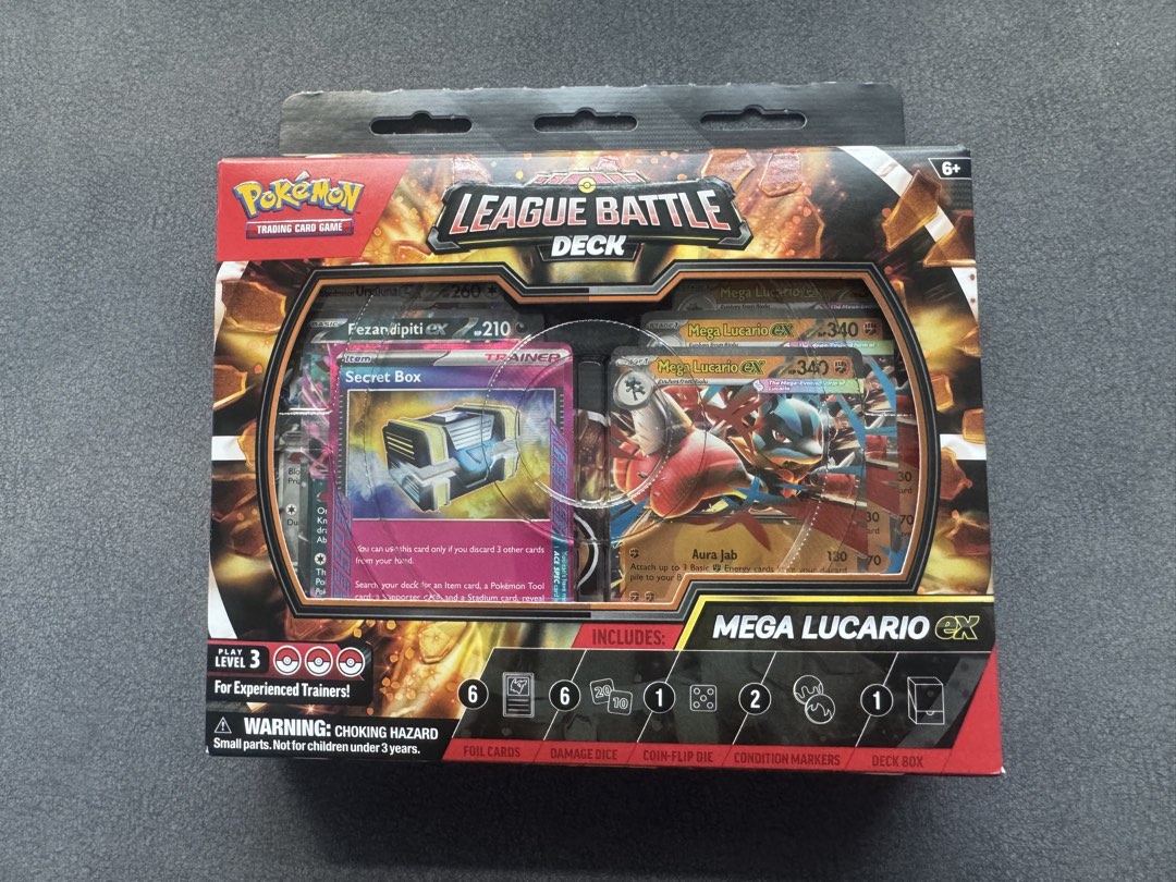 Pokemon TCG League Battle Deck Mega Lucario EX, Hobbies & Toys, Toys ...