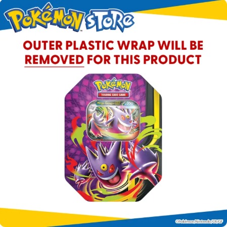 Pokemon Trading Card Game Mega Gengar EX Tin, Hobbies & Toys, Toys ...