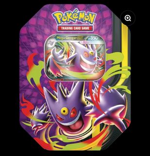 Pokemon Trading Card Game Mega Gengar EX Tin, Hobbies & Toys, Toys ...