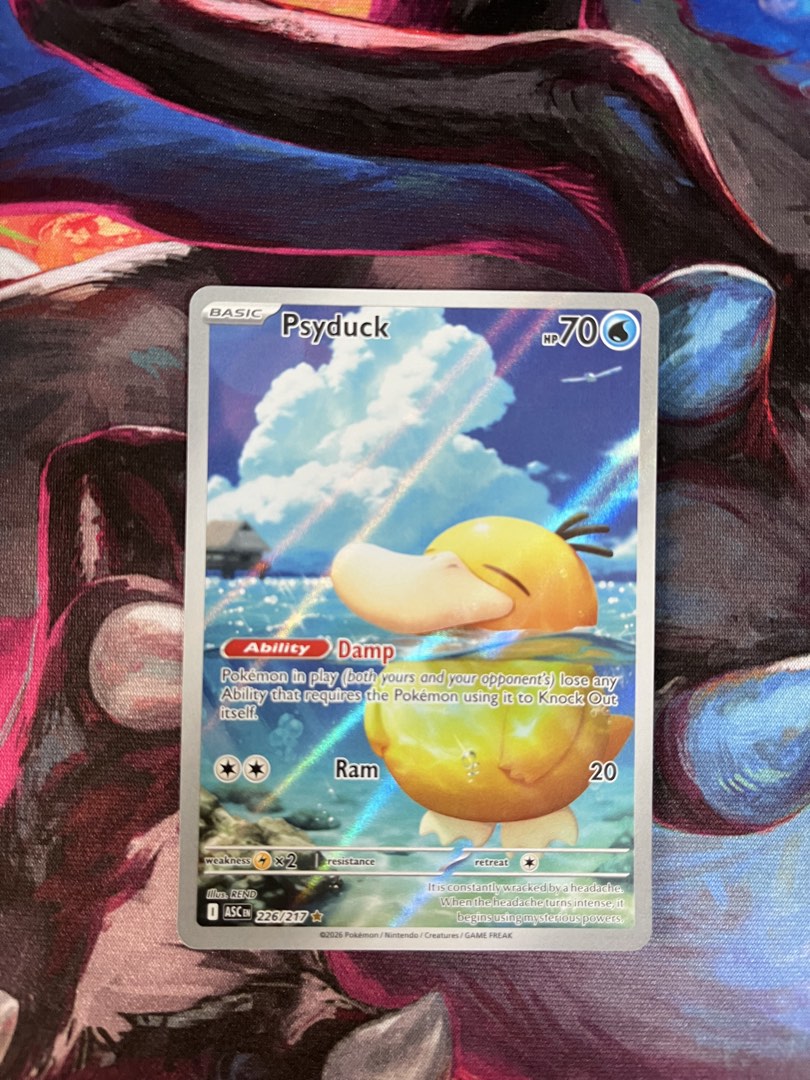 Psyduck IR Ascended Heroes, Hobbies & Toys, Toys & Games on Carousell