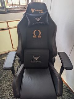Secretlab Omega Gaming Chair Black Red Stitching, Furniture & Home ...