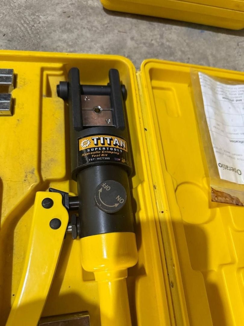 TITAN Hydraulic Crimping Tool kit Model: TST-HCT300, Everything Else ...