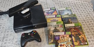 Xbox 360 E console with games, Video Gaming, Video Game Consoles, Xbox ...