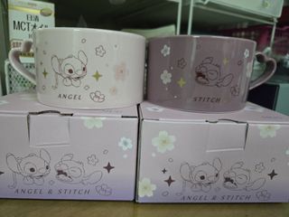 史迪仔茶壺連杯套裝 Angel & Stitch Teapot Set, 傢俬＆家居, 廚具和餐具, 茶具配件 - Carousell