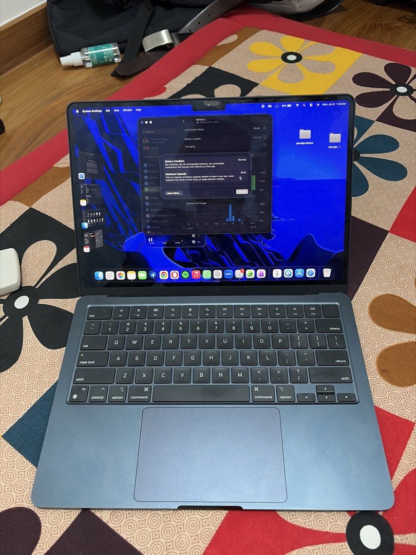 Apple MacBook Air M2 (2022) - Midnight 256gb 94% battery health ...