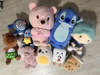 Assorted Plushies - Various Characters and Sizes, Hobbies & Toys, Toys ...