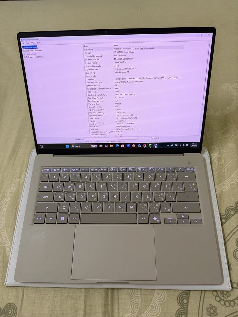 Asus Zenbook A14 Snapdragon X2 Elite 2026, Computers & Tech, Laptops ...