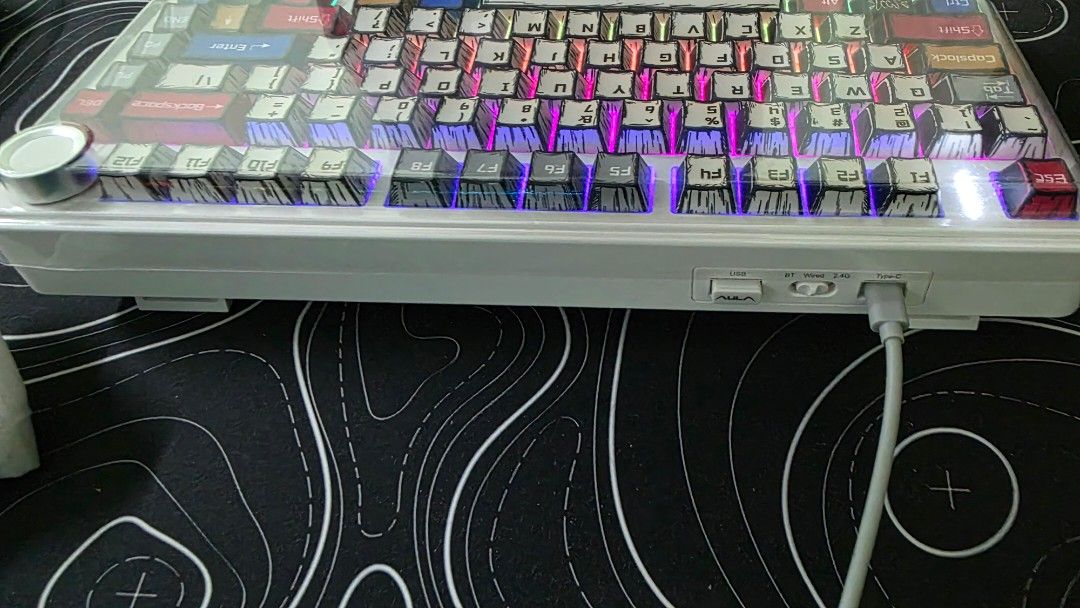 AULA F75 Mechanical Keyboard White RGB, Computers & Tech, Parts ...