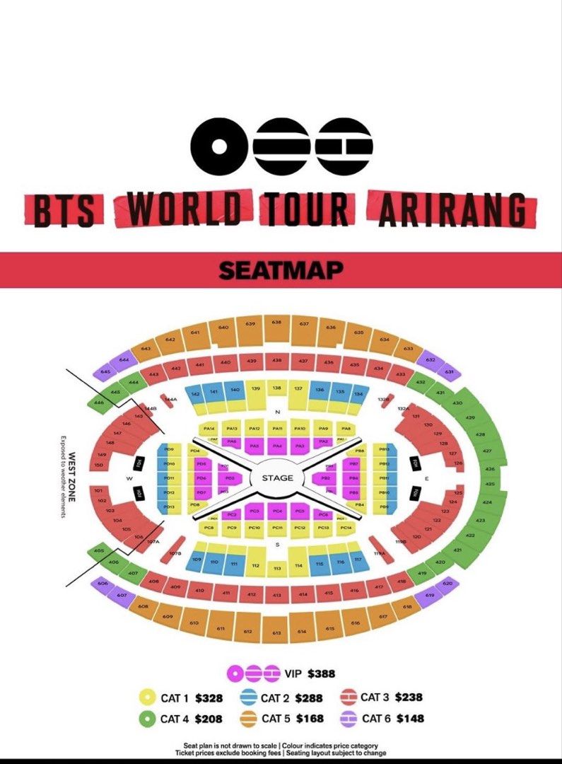 BTS World Tour Arirang Singapore 2026 Ticket, Tickets & Vouchers, Event ...