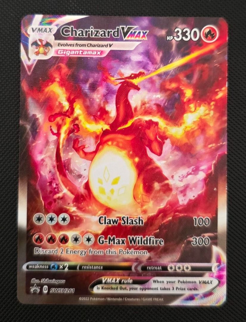 Charizard VMax #SWSH261 - Pokemon Sword & Shield Promo (2022) - NM ...