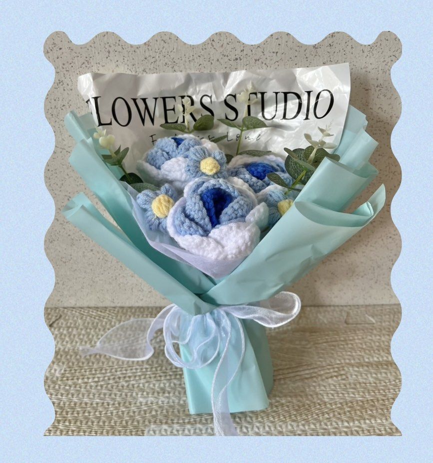 $9-$20 Crocheted Flower Bouquet | birthday| graduation | NS ORD POP ...