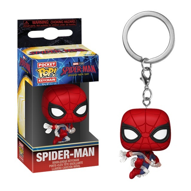[Free Delivery] Funko Pocket POP! Keychain: Marvel: Spider-Man: Brand ...