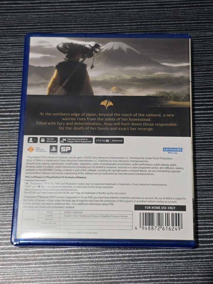 Ghost of Yotei PS5 Game, Video Gaming, Video Games, PlayStation on ...