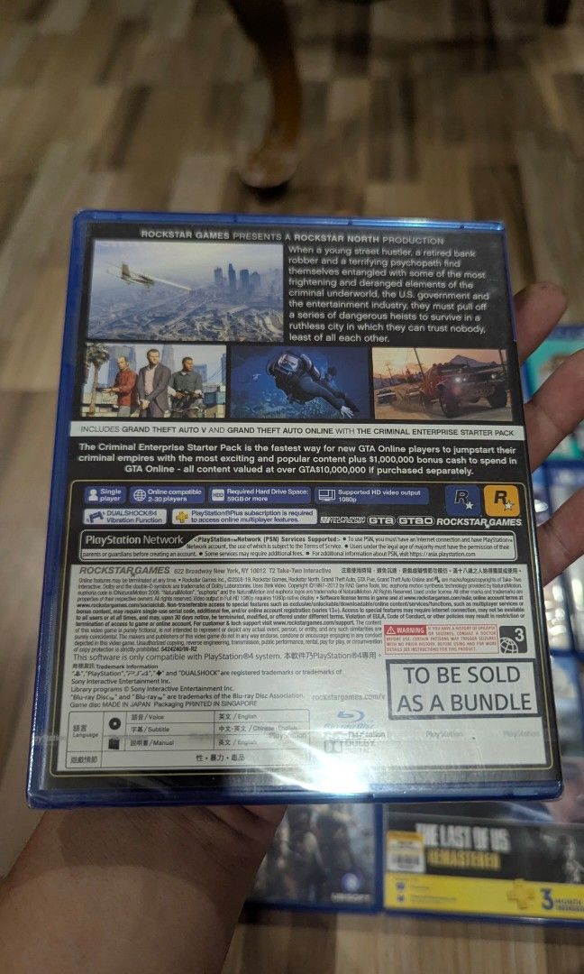 Grand Theft Auto V / GTA V / GTA 5 [ Premium Edition ] (PS4) NEW, Video ...