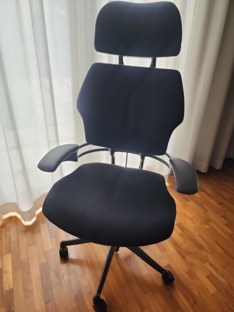 Humanscale Freedom Ergonomic Office Chair Black, Furniture & Home ...