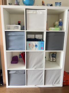 IKEA KALLAX Insert White Storage Cube, Furniture & Home Living ...