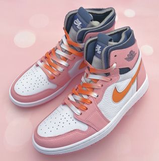 Travis Scott x Air Jordan 1 Retro Low OG Tropical Pink 桃粉紅鉤粉倒鉤(IQ7604 ...