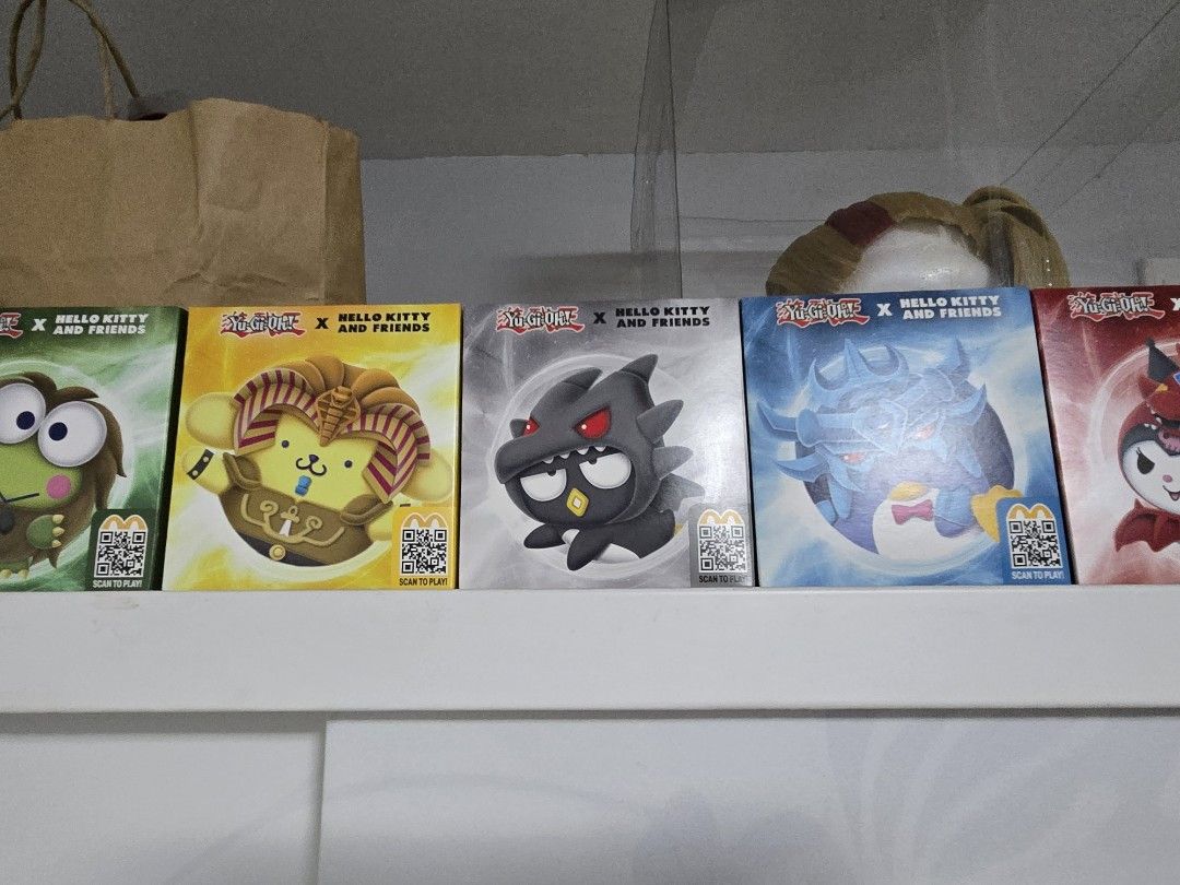 McDonald's PH Happy Meal Toys - Yu-Gi-Oh! X Sanrio Complete Toy Set ...
