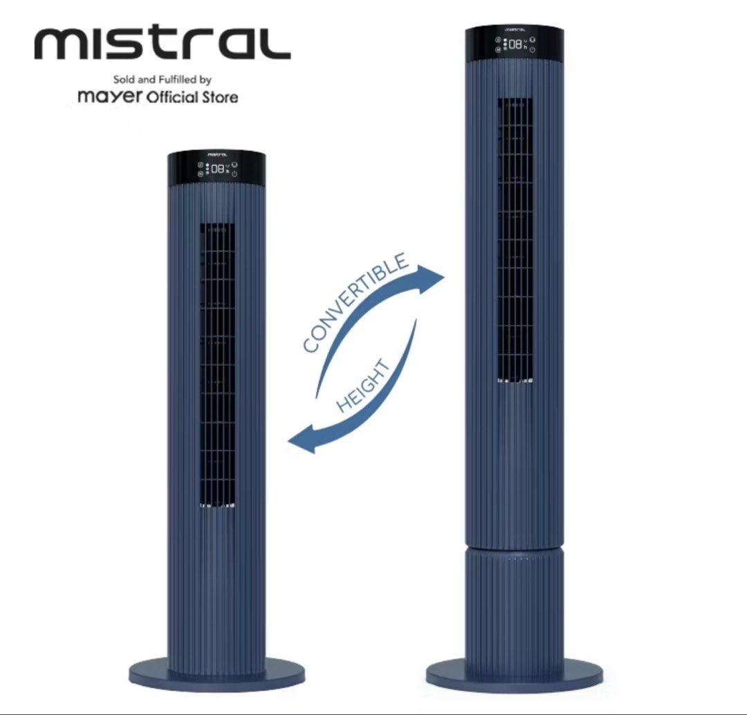 Mistral Convertible Height Tower Fan, Furniture & Home Living, Lighting ...