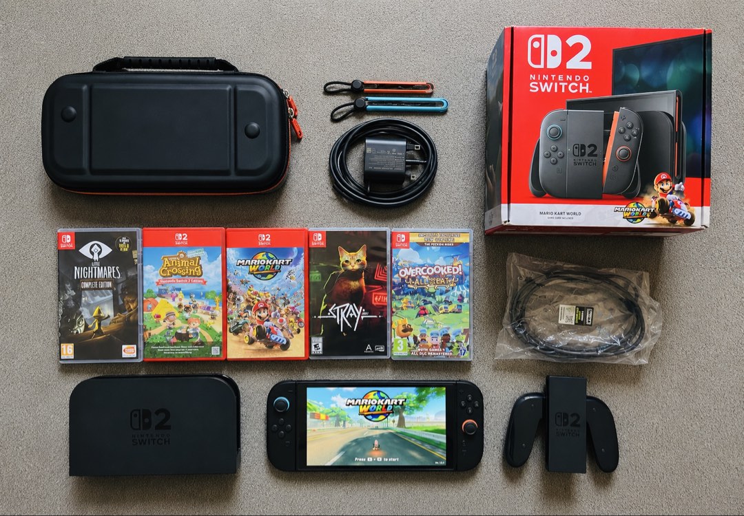 Nintendo Switch 2 (w/ 5 games), Video Gaming, Video Game Consoles ...