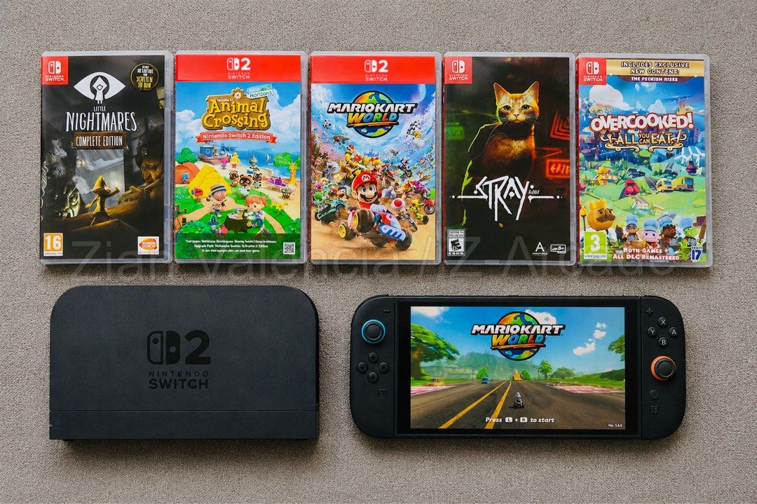 Nintendo Switch 2 (w/ 5 games), Video Gaming, Video Game Consoles ...