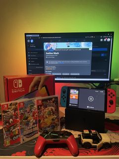 Nintendo Switch OLED Model White Console, Video Gaming, Video Game ...