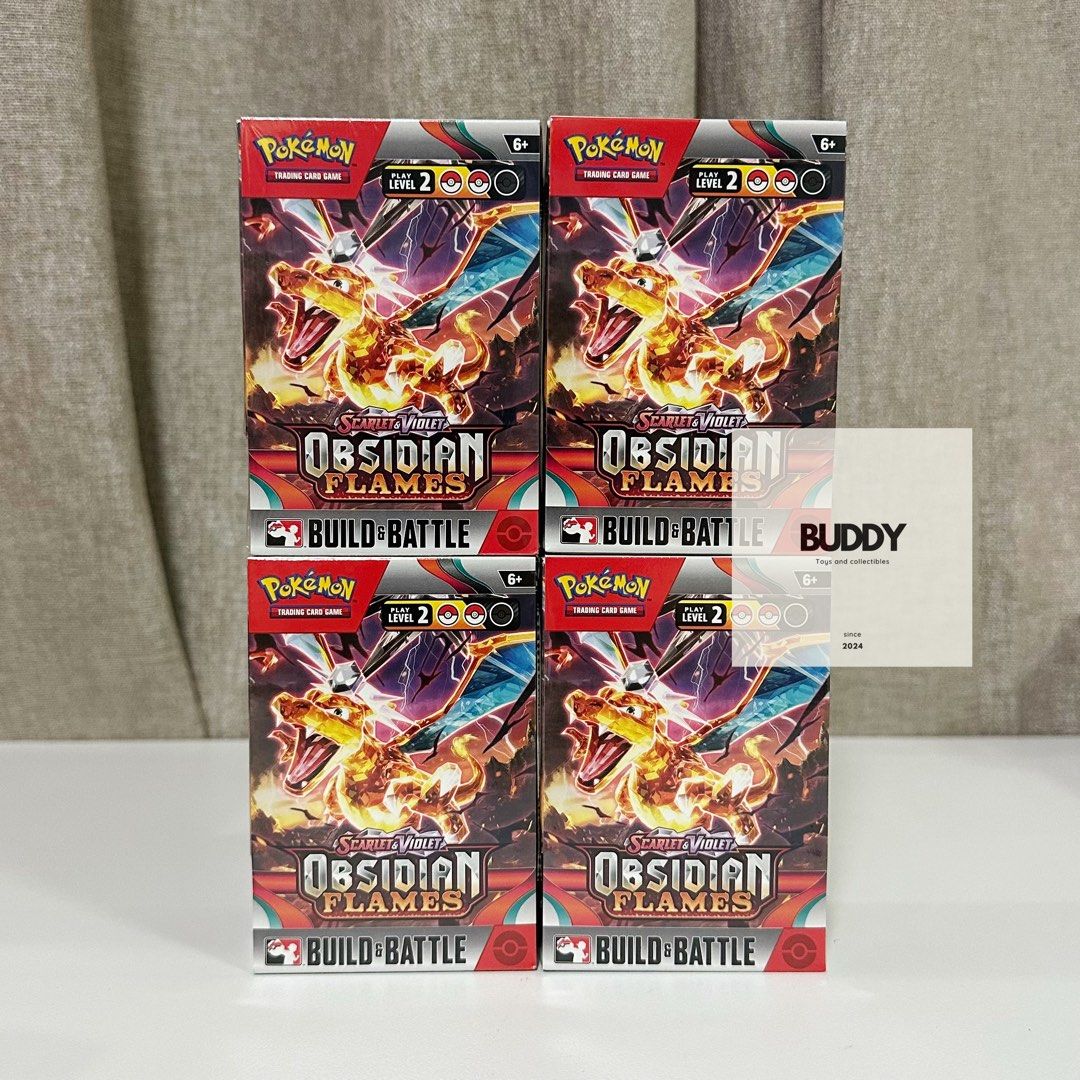 Pokemon Obsidian Flames Build and Battle, Hobbies & Toys, Toys & Games ...