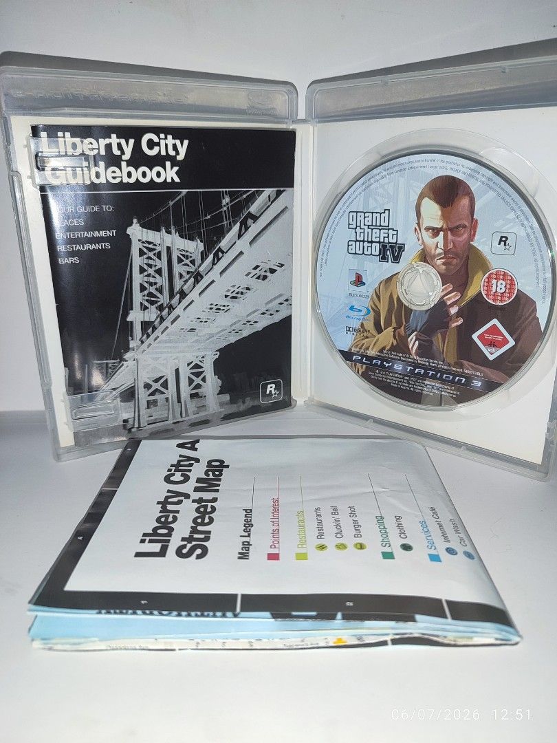 PS3 - GTA 4 / Grand Theft Auto 4 (PRE-OWNED) "EU", Video Gaming, Video ...