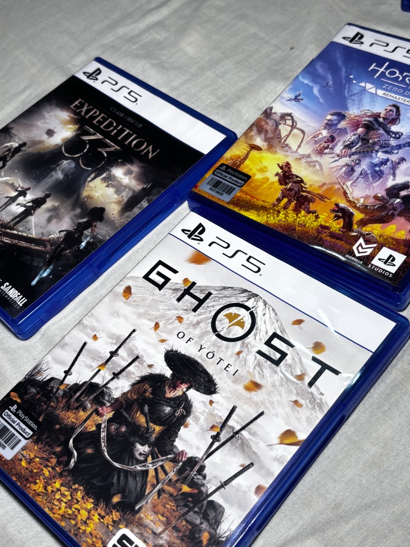 Ps5 Game bundle Ghost of Yotei Expedition 33 Horizon, Video Gaming ...