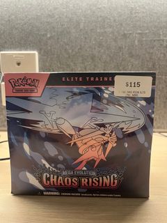 ME04 Pokemon TCG Chaos Rising Elite Trainer Box ETB PKC, 興趣及遊戲, 玩具 & 遊戲 ...