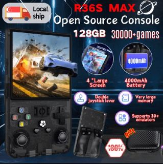 R36S MAX / R36 Ultra Open Source Console 128GB, Video Gaming, Video ...