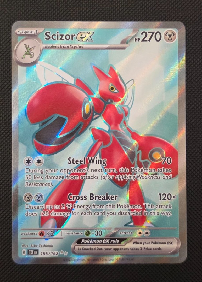 Scizor EX #195 - Pokemon Temporal Forces Full Art (2024) - NM, Hobbies ...