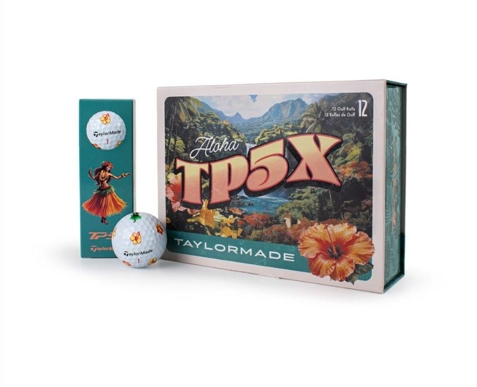 TaylorMade TP5X Aloha Golf Balls (12 Pack), Sports Equipment, Sports ...