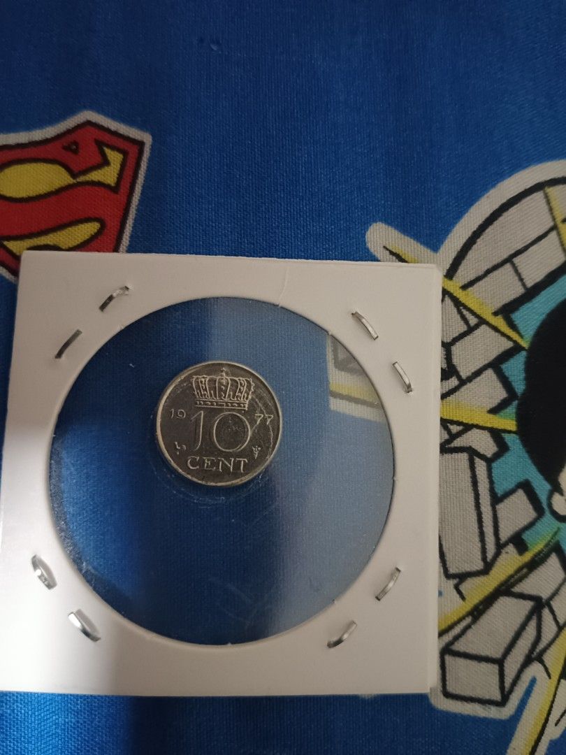 1977 Netherlands 10 Cent Coin Queen Juliana, Hobbies & Toys ...