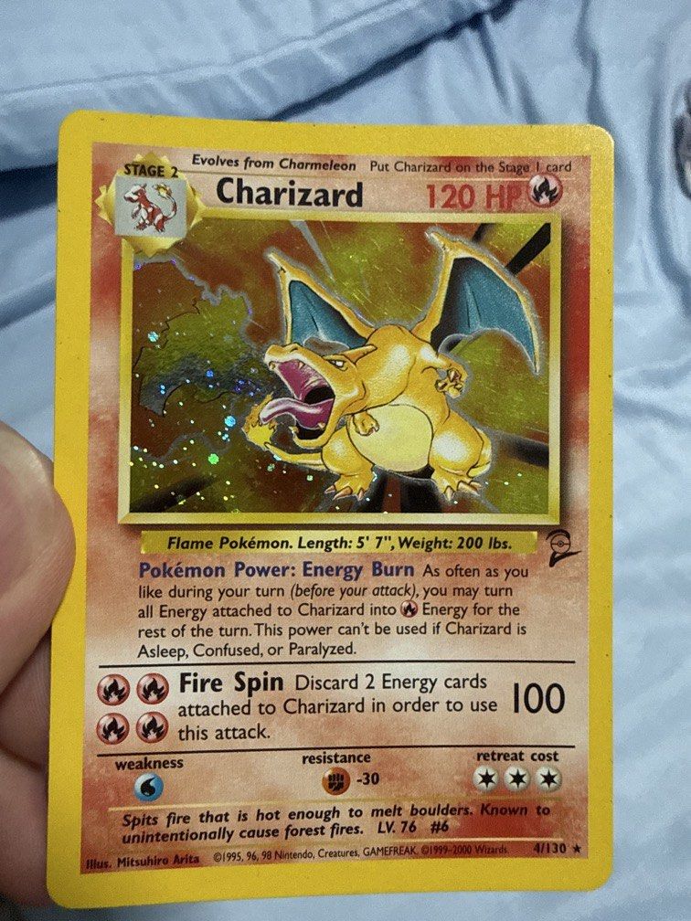 2000 Base Set 2 Edition Charizard Holo, Hobbies & Toys, Toys & Games on ...