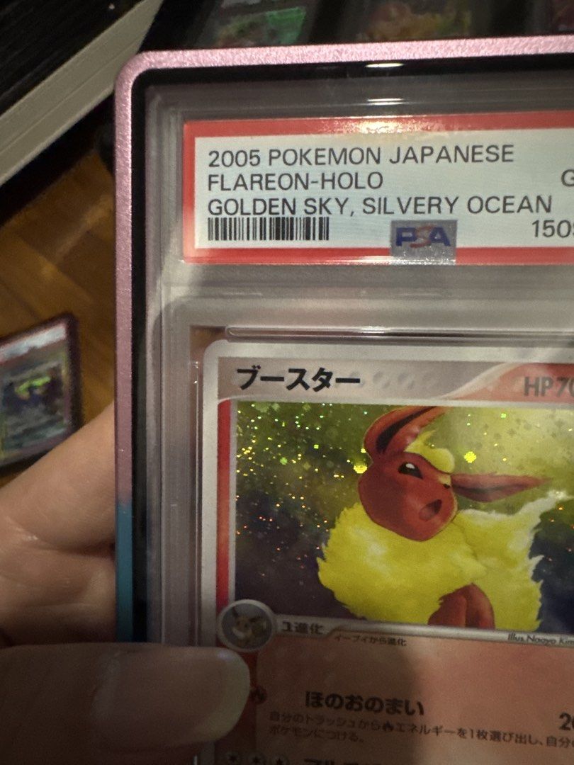 2005 Pokemon Japanese Flareon-Holo PSA 10 Gem Mint Card, Hobbies & Toys ...