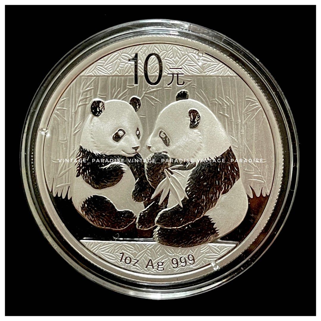 2009 CHINA 10 YUAN 1OZ PANDA FINE SILVER COIN, Hobbies & Toys ...