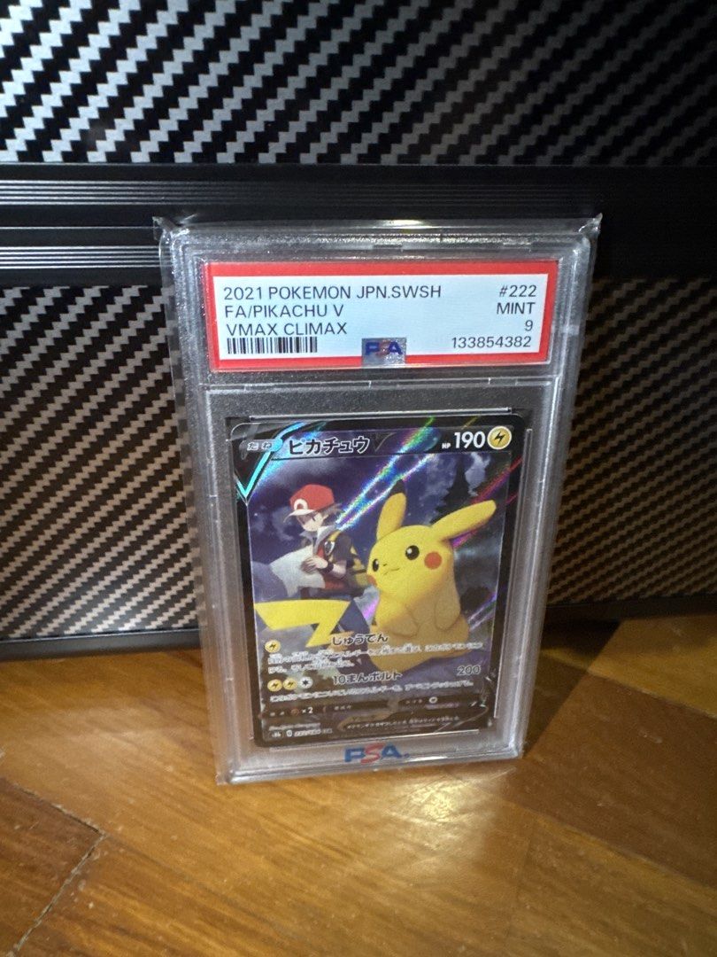 2021 Pokemon Pikachu V VMAX CLIMAX PSA 9 Mint Card, Hobbies & Toys ...