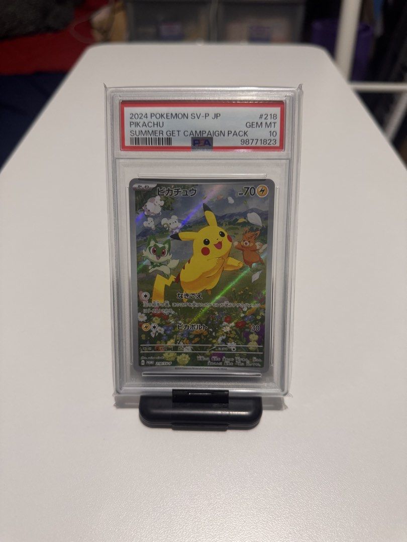 2024 Pikachu PSA 10 Gem Mint Summer, Hobbies & Toys, Toys & Games on ...