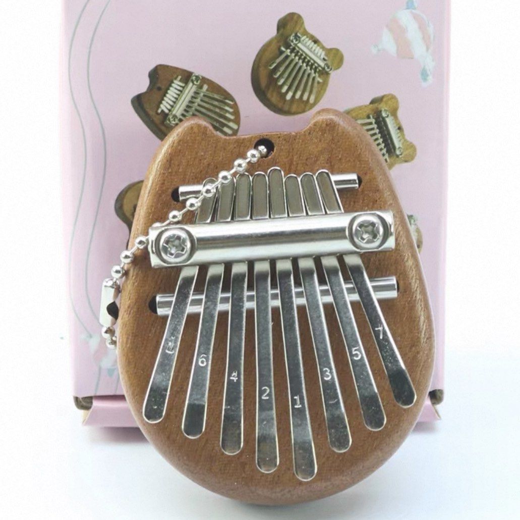 8 key kalimba keychain, Hobbies & Toys, Musical Instruments on Carousell
