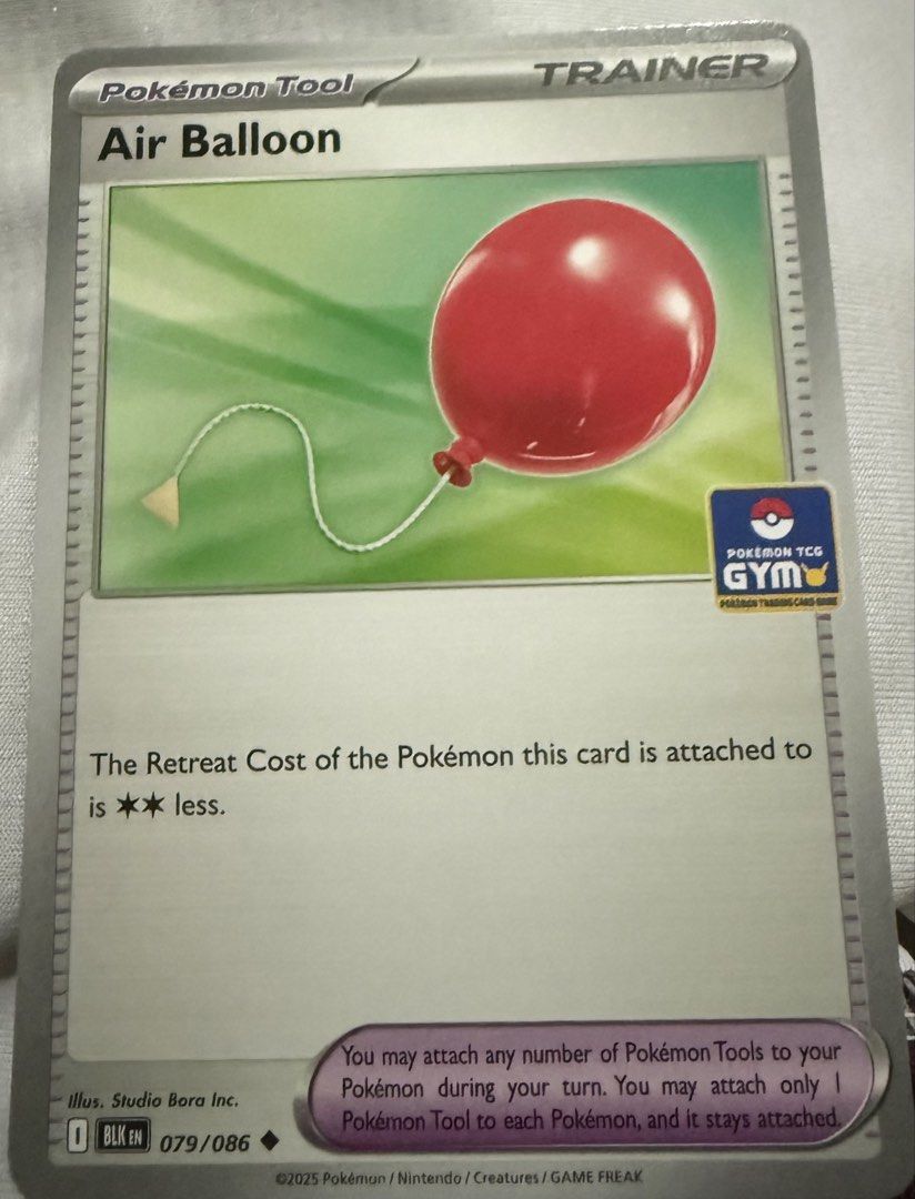 Air Balloon [Gym stamp promo] #79 Pokemon Black Bolt, Hobbies & Toys ...