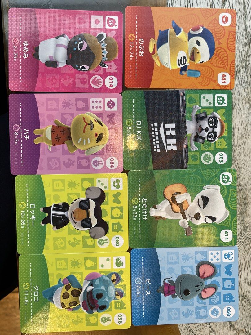 Animal Crossing Amiibo Cards - Various Characters, Hobbies & Toys, Toys ...