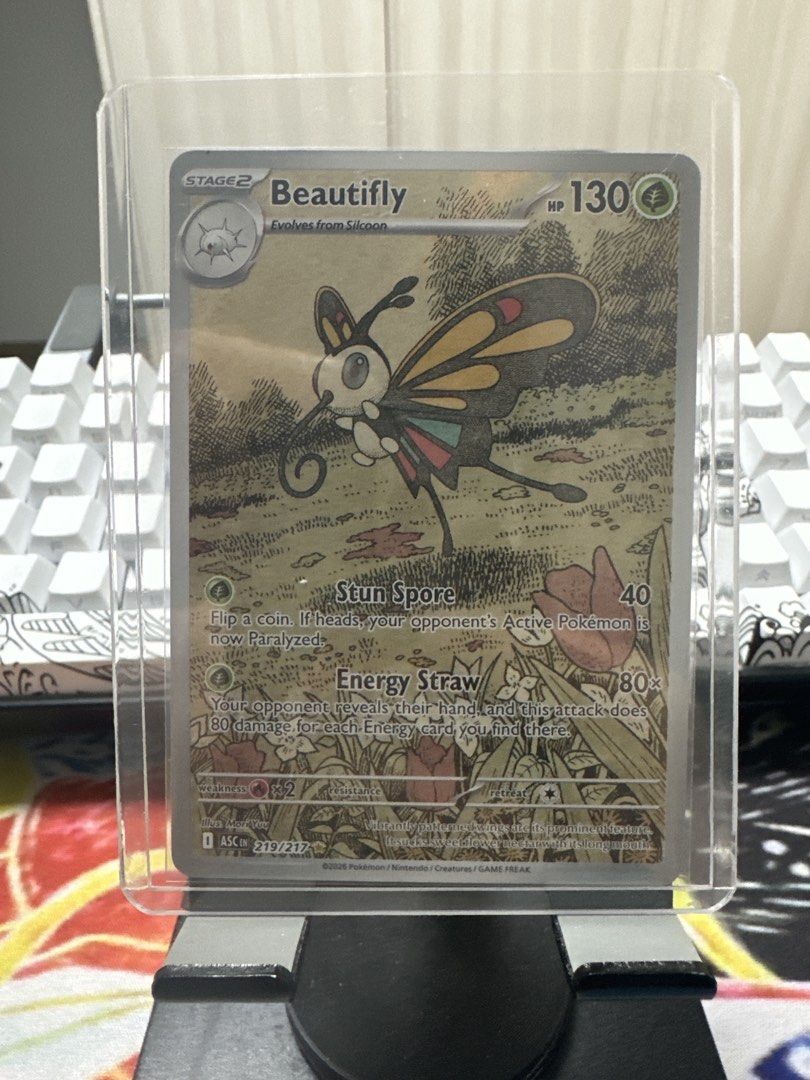 Ascended Heroes - 219/217 Beautifly, Hobbies & Toys, Toys & Games on ...