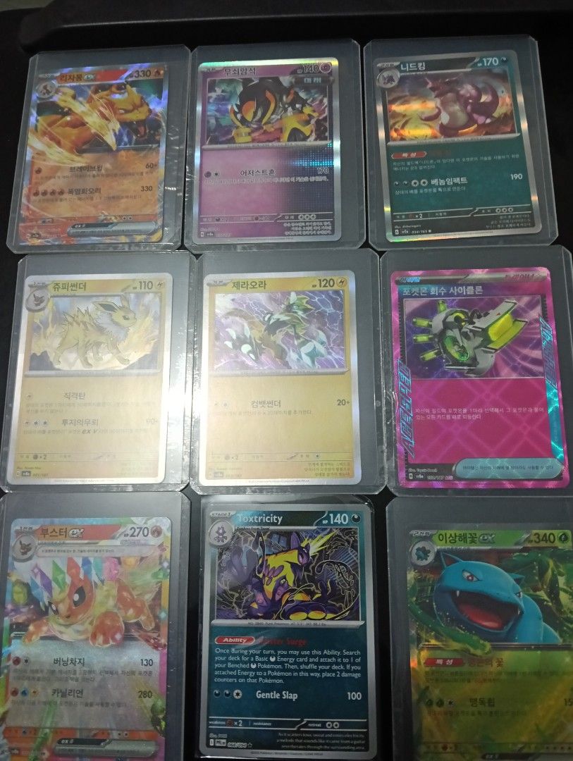 Assorted Pokemon Cards - Korean Edition, Hobbies & Toys, Toys & Games ...