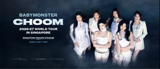 BABYMONSTER CHOOM World Tour Singapore Ticket VIP Seated PA1 28 NOV ...